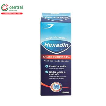 Nước Súc Miệng Hexadin - Kháng khuẩn, phòng ngừa bệnh lý răng miệng