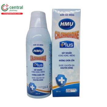 Nước súc miệng HMU Chlorhexidine Plus - Sát khuẩn, vệ sinh răng miệng