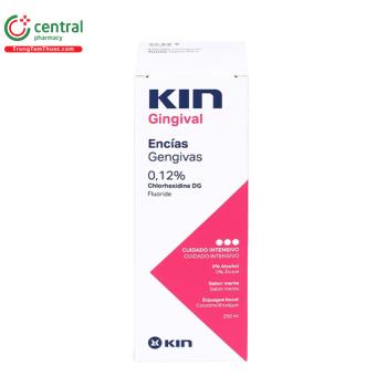 Nước súc miệng Kin Gingival - Đánh bay mảng bám, không lo hôi miệng