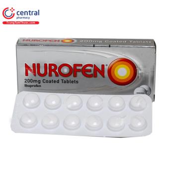 [CHÍNH HÃNG] Thuốc Nurofen 200mg Coated Tablets - giảm đau, hạ sốt