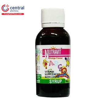 Thuốc Nutravit Syrup 60ml: bổ sung Vitamin và Lysine cần thiết