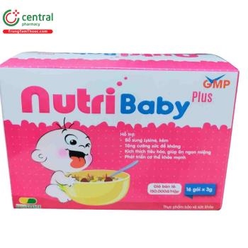 Thuốc Nutri Baby Plus bổ sung dinh dưỡng, nâng cao tiêu hóa