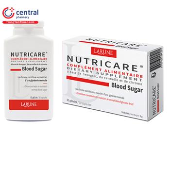 [CHÍNH HÃNG] Nutricare Blood Sugar: Hỗ trợ đái tháo đường hiệu quả