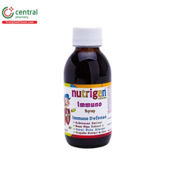 Nutrigen Naturale Immuno Syrup: Tăng cường đề kháng, miễn dịch cho bé