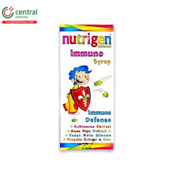 Nutrigen Naturale Immuno Syrup: Tăng cường đề kháng, miễn dịch cho bé