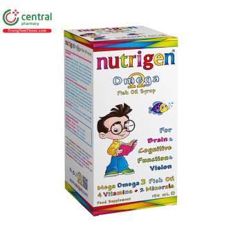 Nutrigen Omega Fish Oil: Bổ sung DHA, EPA, vitamin cho não bộ của trẻ