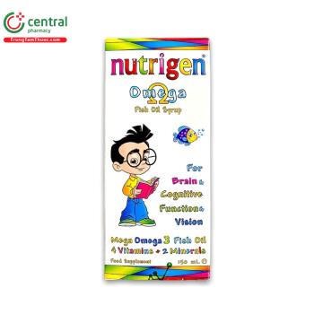 Nutrigen Omega Fish Oil: Bổ sung DHA, EPA, vitamin cho não bộ của trẻ