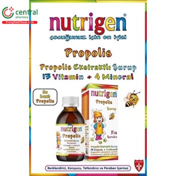 Nutrigen Propolis Syrup: Siro keo ong dinh dưỡng cho trẻ nhỏ