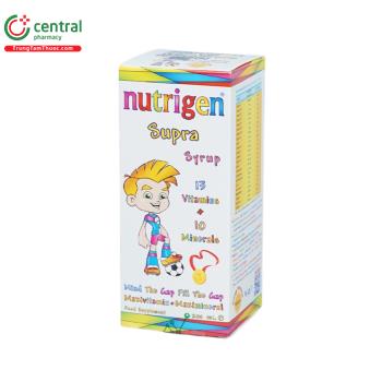 Thuốc Nutrigen Supra Syrup: Bổ sung 23 loại vitamin và khoáng chất