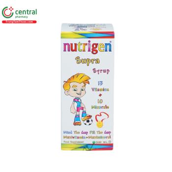 Thuốc Nutrigen Supra Syrup: Bổ sung 23 loại vitamin và khoáng chất