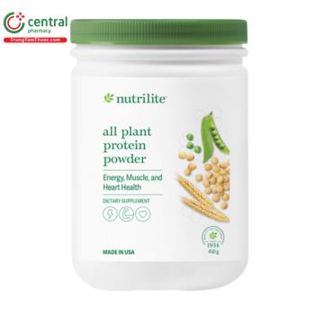 Nutrilite™ All Plant Protein Powder hỗ trợ cung cấp năng lượng, sức khỏe