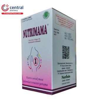 [CHÍNH HÃNG] Thuốc Nutrimama 1 bổ sung dinh dưỡng cho bà bầu