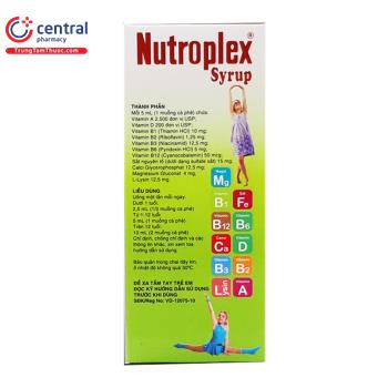 Thuốc Nutroplex 60ml - Giải pháp cho trẻ biếng ăn, thấp còi