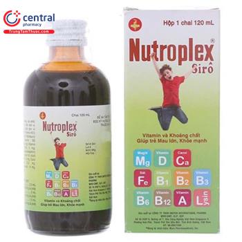 [CHÍNH HÃNG] Thuốc Nutroplex 120ml phát triển chiều cao cho trẻ