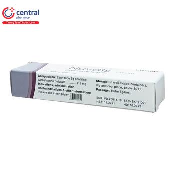 [CHÍNH HÃNG] Thuốc Nuvats điều trị viêm và ngứa ngoài da