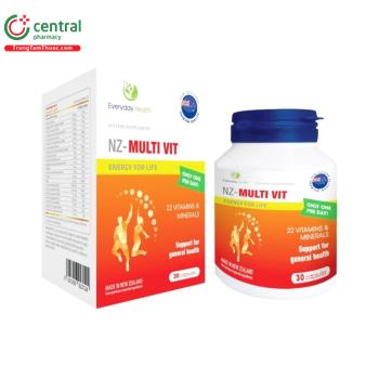 NZ-Multi Vit - bổ sung 22 loại vitamin và khoáng chất cho cơ thể