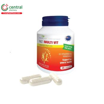 NZ-Multi Vit - bổ sung 22 loại vitamin và khoáng chất cho cơ thể