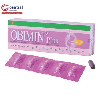 Thuốc Obimin Plus - Bổ sung vi chất dinh dưỡng cần thiết cho cơ thể