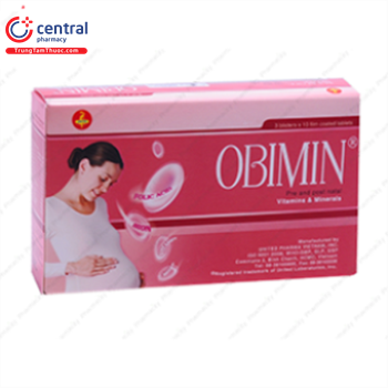 Thuốc Obimin: Tác dụng, liều dùng và lưu ý sử dụng