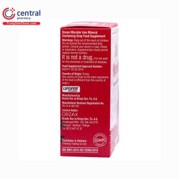 [CHÍNH HÃNG] Thuốc Ocean Microfer hỗ trợ điều trị thiếu máu