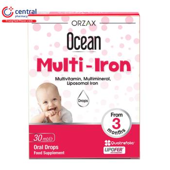 Ocean Multi Iron - Nguồn Sắt và Vitamin tổng hợp cho bé lớn khỏe