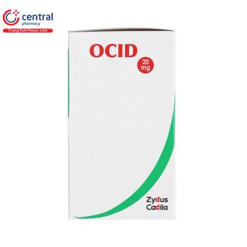 Thuốc Ocid 20mg: Điều trị tình trạng trào ngược dạ dày thực quản