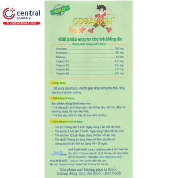 [CHÍNH HÃNG] Thuốc Odbankin - Bổ sung các enzym, vitamin nhóm B