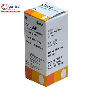 Thuốc nhỏ mắt Oflovid 0,3% điều trị viêm bờ mi, viêm kết mạc