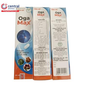 [CHÍNH HÃNG] Viên sủi Oga-max hỗ trợ thông mũi cho người viêm xoang