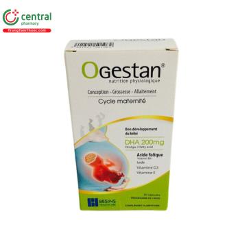 Thuốc Ogestan bổ sung DHA, acid folic cho bà bầu giá bao nhiêu?