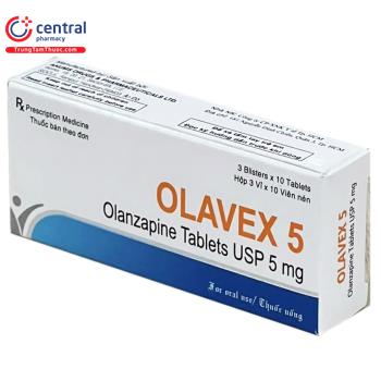 [CHÍNH HÃNG] Thuốc Olavex 5 điều trị bệnh tâm thần phân liệt