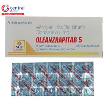Thuốc Oleanzrapitab 5mg: Cách dùng - liều dùng, giá bán