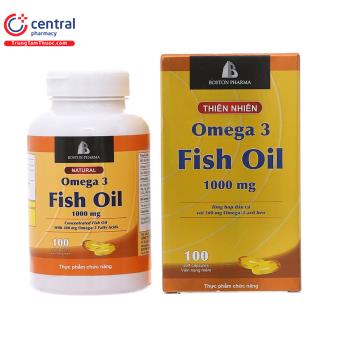 Thuốc Omega 3 Fish Oil 1000mg Boston giúp bổ sung EPA, DHA cho cơ thể