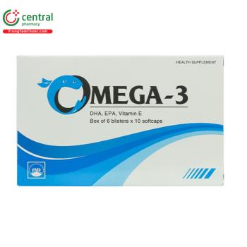Thuốc Omega-3 Pymepharco giúp bổ não, tốt cho sức khoẻ tim mạch, trí não