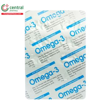 Thuốc Omega-3 Pymepharco giúp bổ não, tốt cho sức khoẻ tim mạch, trí não