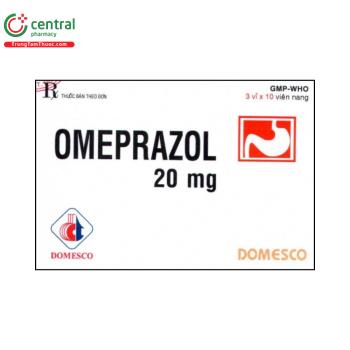 Thuốc Omeprazol 20mg Domesco điều trị trào ngược dạ dày - tá tràng