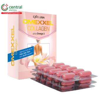 Thuốc Omexxel Collagen plus Omega 3 làm đẹp da, ngăn ngừa lão hóa