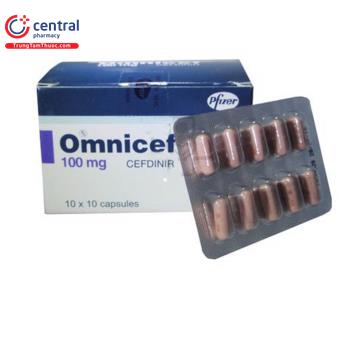 Thuốc Omnicef điều trị nhiễm khuẩn: liều dùng, cách dùng
