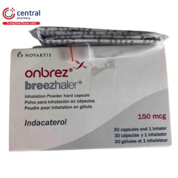 [CHÍNH HÃNG] Thuốc Onbrez Breezhaler 150mcg trị nghẽn tắc đường thở
