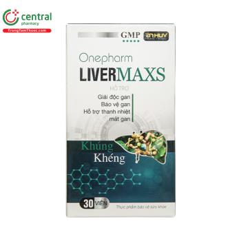 Thuốc Onepharm LiverMaxs (Lọ) - Tăng cường chức năng gan, bảo vệ gan