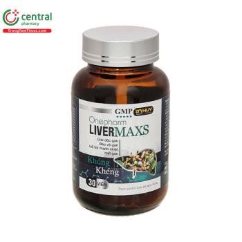 Thuốc Onepharm LiverMaxs (Lọ) - Tăng cường chức năng gan, bảo vệ gan