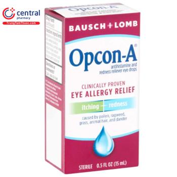 Thuốc Opcon - A 15ml - Thuốc điều trị các bệnh về mắt, tai, mũi họng