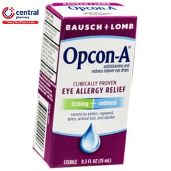 Thuốc Opcon - A 15ml - Thuốc điều trị các bệnh về mắt, tai, mũi họng