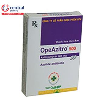 [CHÍNH HÃNG] Thuốc OpeAzitro 500 kháng sinh điều trị nhiễm khuẩn
