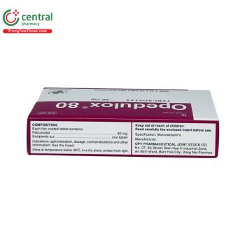 Thuốc Opedulox 80mg điều trị tăng acid uric mạn tính ở người lớn