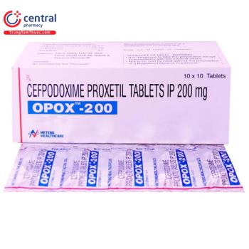 [CHÍNH HÃNG] Thuốc Opox-200: tác dụng, liều dùng - cách dùng