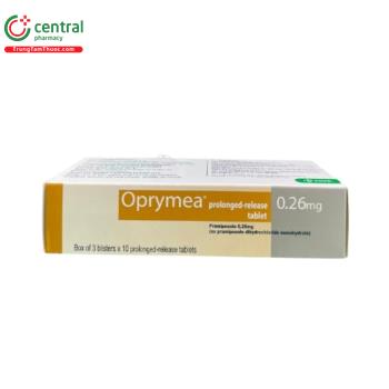 Thuốc Oprymea prolonged-release tablet 0,26mg điều trị triệu chứng ...