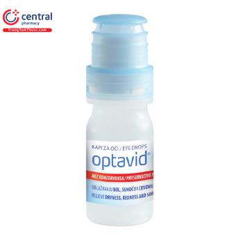 Thuốc nhỏ mắt Optavid 10ml giúp giảm khô mắt, bảo vệ mắt khỏi bụi bẩn