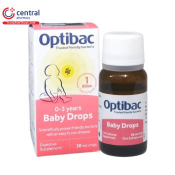 [CHÍNH HÃNG] Thuốc Optibac Baby Drops Probiotics đề kháng tốt cho bé