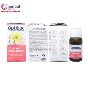 [CHÍNH HÃNG] Thuốc Optibac Baby Drops Probiotics đề kháng tốt cho bé